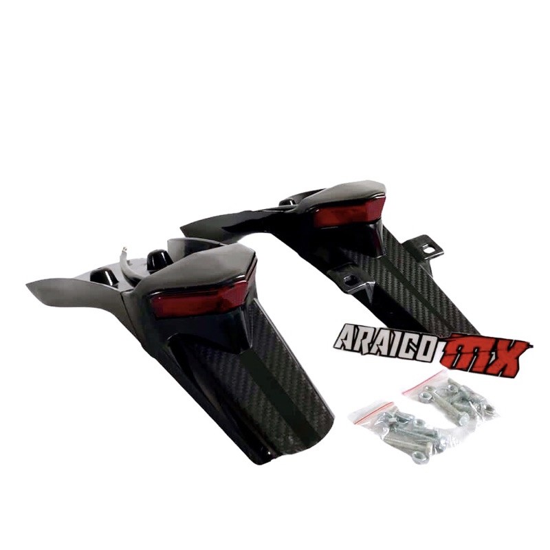 Jual SPAKBOR BELAKANG KLX 150 3IN1 STOPLAMP PLUS SEIN DUDUKAN PLAT NOMOR UNDERTAIL NEW DTRACKER ...