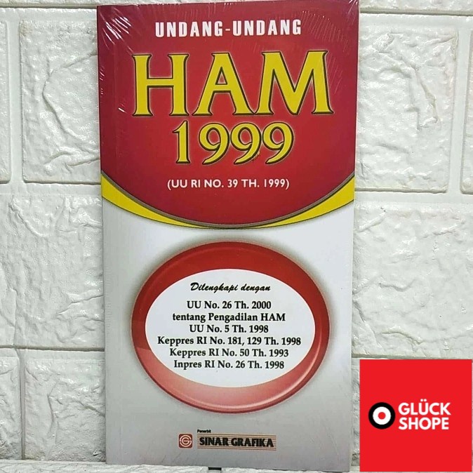 Jual UU HAM 1999 UU RI No. 39 Tahun 1999 BUMI AKSARA | Shopee Indonesia