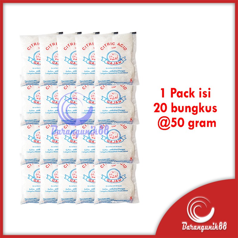 Jual Citrun Citric Acid - Pembersih, Pencerah Pakaian, Penambah rasa ...