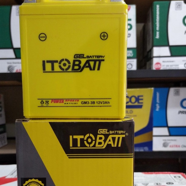 Jual Aki Motor Yamaha RX King Ninja 150 R NSR Itobatt GM3-3B | Shopee Indonesia