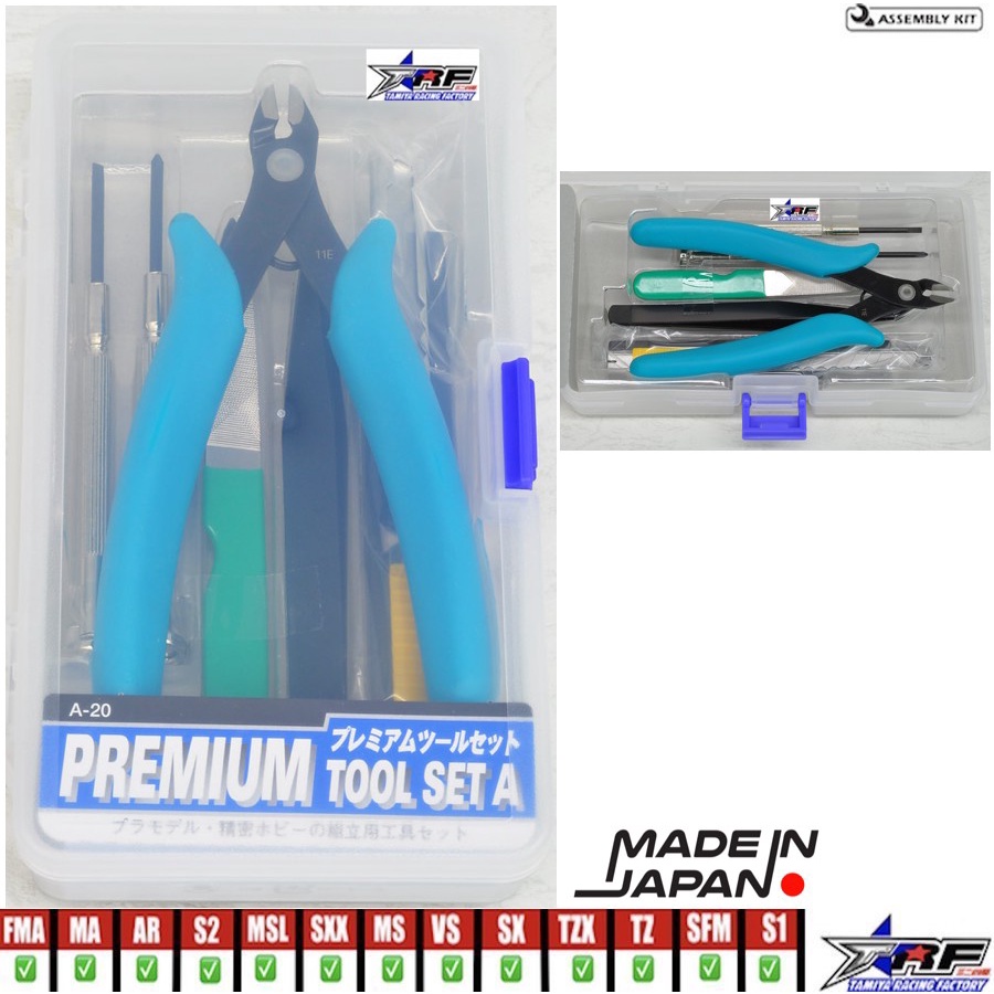 Jual MINESHIMA A-20 PREMIUM PLASTIC MODEL TOOL SET (HOBBY TOOLS ...