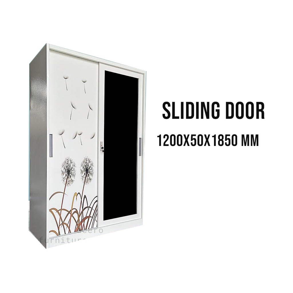 Jual Lemari Baju Besi - Lemari Pakaian Besi Sliding / 2 Pintu / 3 Pintu | Shopee Indonesia