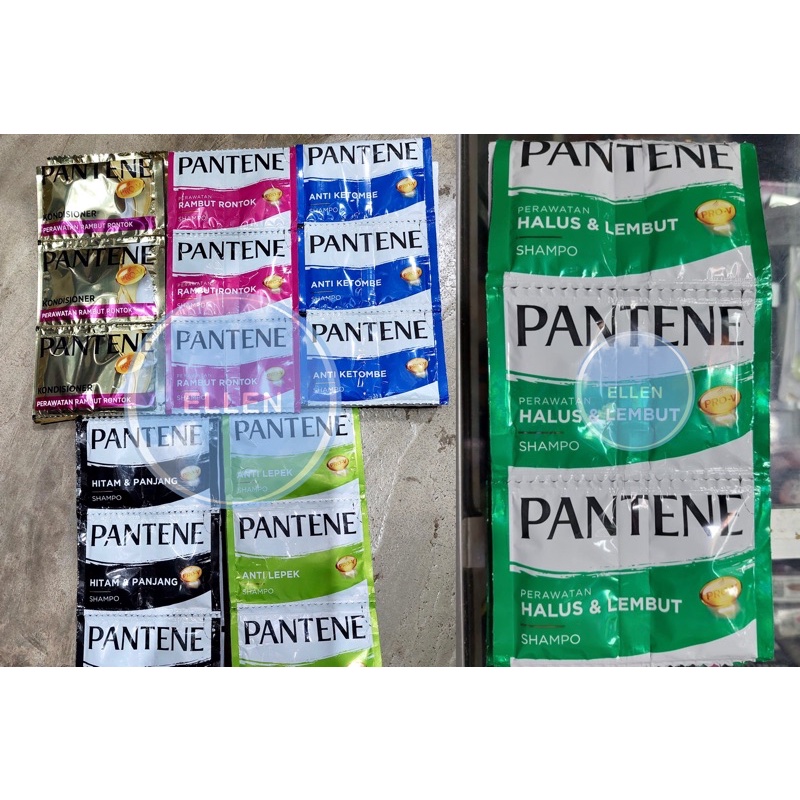 Jual PANTENE P&G SHAMPOO KONDISIONER isi 12 SACHET @10ML | Shopee Indonesia