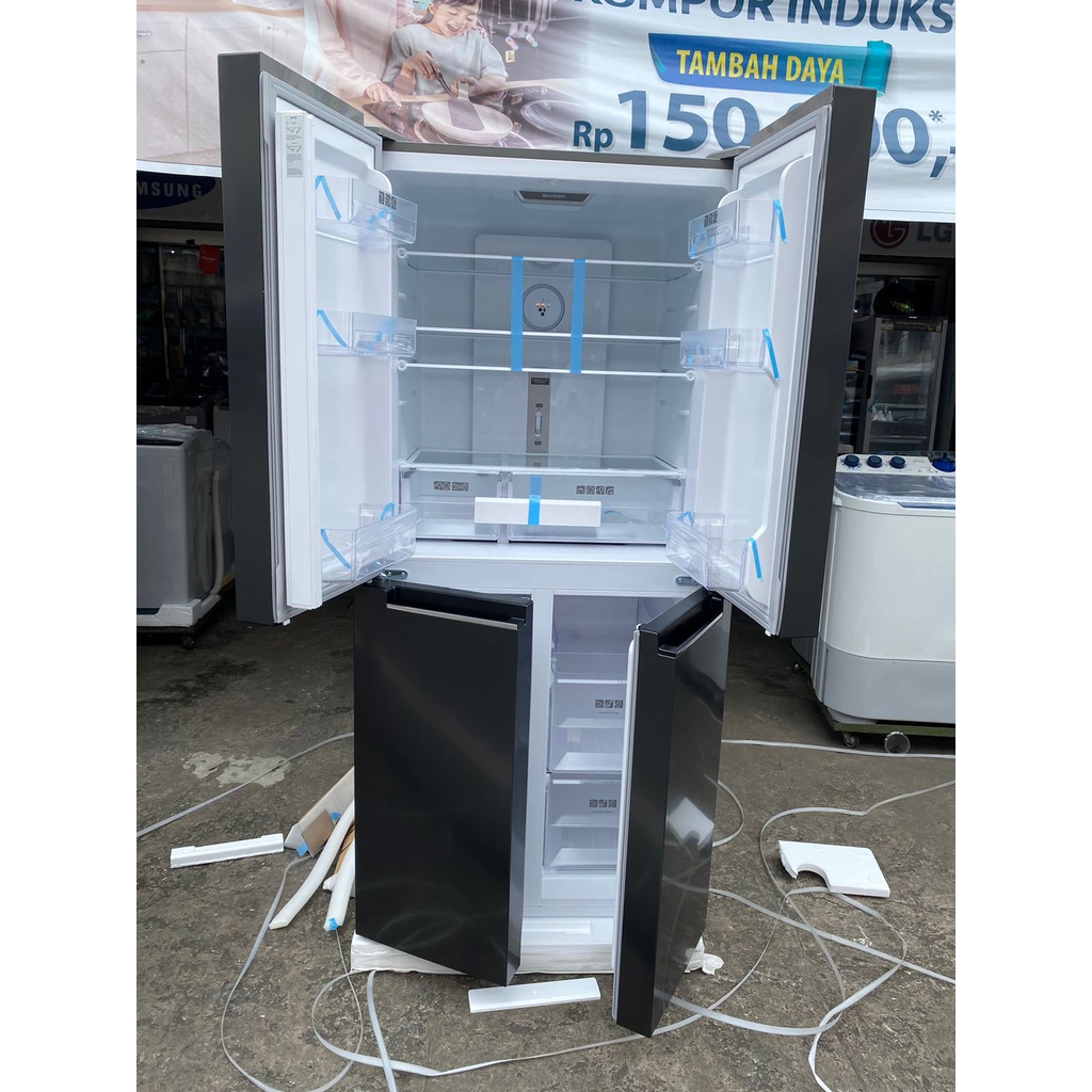 Jual KULKAS SHARP 4 PINTU SJ-IF50PM-DS PLASMA CLUSTER INVERTER | Shopee ...