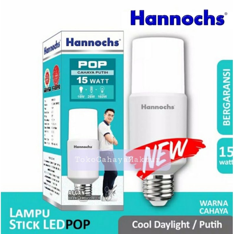 Jual Lampu LED POP Stick Stik 3w,7w,12w,15w Hannochs CoolDayLight ...
