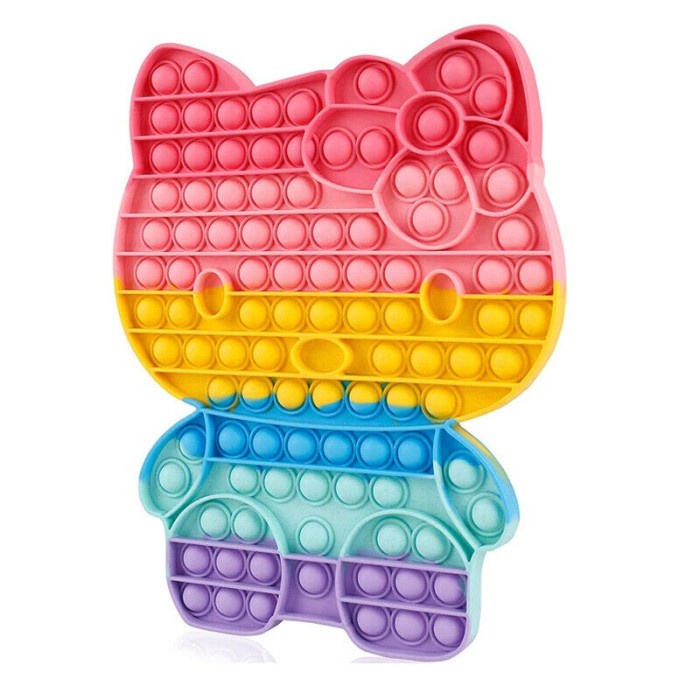 Jual POP IT SUPER JUMBO DADU HELLO KITTY MELODY RAINBOW PASTEL | Shopee ...