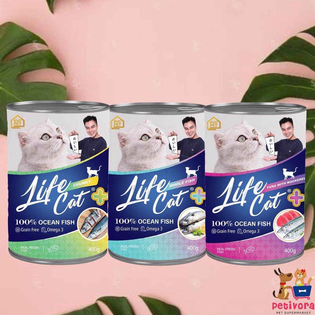 Jual Life Cat Plus Kaleng 400gr Makanan Kucing Basah Lifecat Cat Food ...
