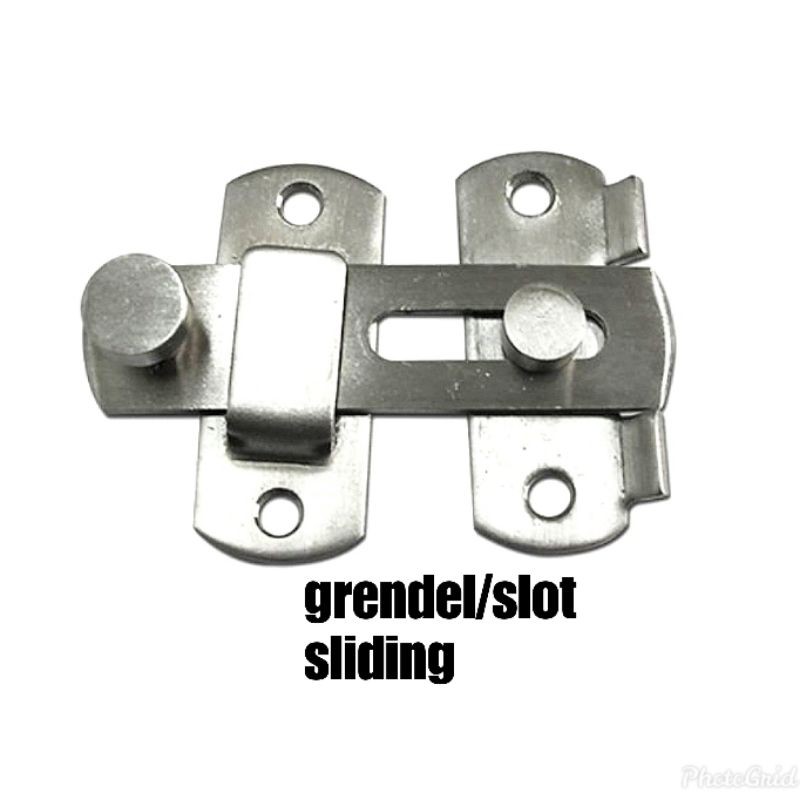 Jual Grendel sliding slot sliding Grendel pintu geser | Shopee Indonesia