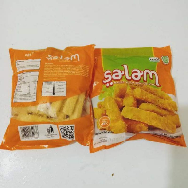 Jual SALAM Naget Stik (Chicken Nugget Stick) 250gr | Shopee Indonesia