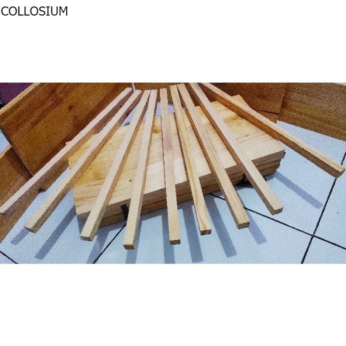 Jual Kayu Jatibelanda 2x2 panjang 50 cm reng kayu stick kayu jati ...