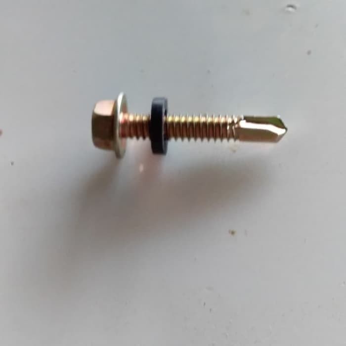 Jual Roofing Paku Sekrup Baut Roofing 3 cm Atap Spandek Baja Ringan ...