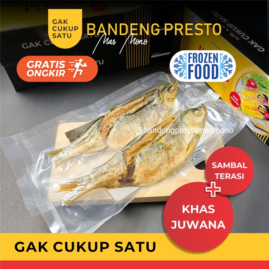 Jual Bandeng presto frozen juwana mas mono + sambal terasi asli ...