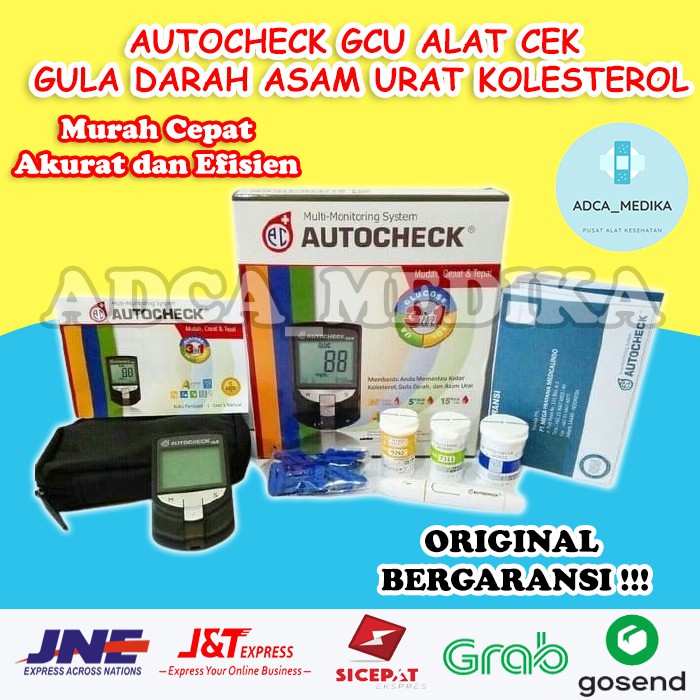 Jual AUTOCHECK ALAT CEK GULA DARAH ASAM URAT CHOLESTEROL 3IN1 AUTOCHECK ...