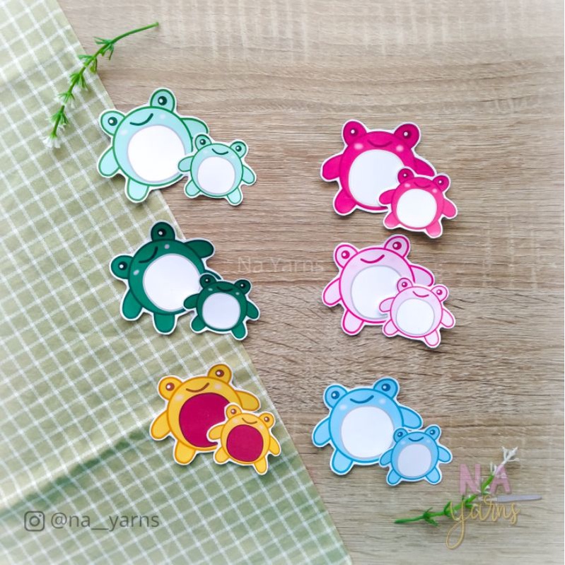 Jual CUTE FROGGIES STICKER PACK NA YARNS / FROGGY STICKER / STICKER ...