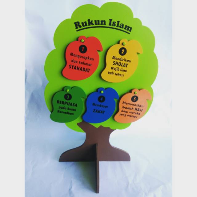 Jual Mainan Edukasi Pohon Rukun Islam | Shopee Indonesia