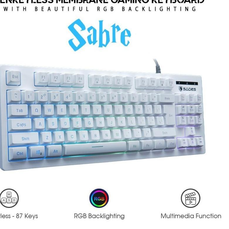 Jual Sades Sabre - RGB Gaming Keyboard | Shopee Indonesia