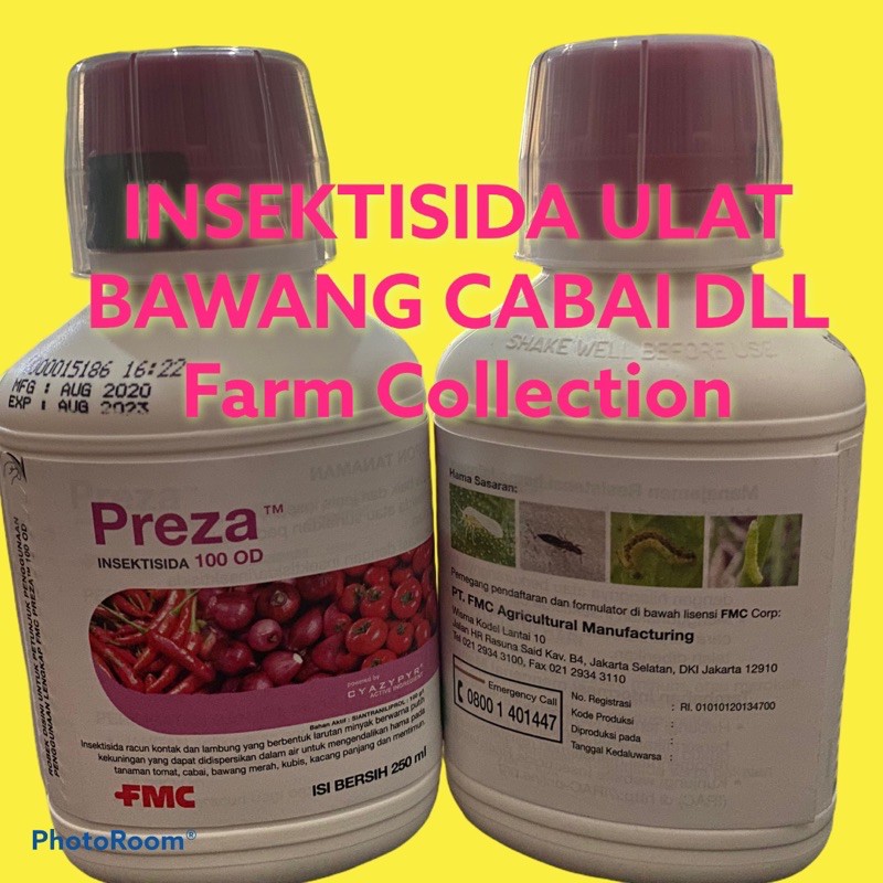 Jual PREZA 250ml 100 OD insektisida Ulat Bawang Cabai Kacang Kentang ...