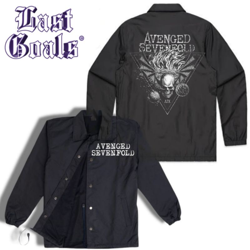 Jual Coach jaket AVENGED SEVENFOLD jacket heavy metal VINTAGE parasut ...