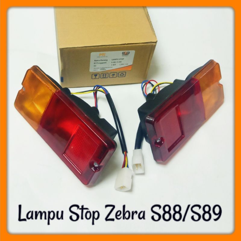 Jual LAMPU STOP DAIHATSU ZEBRA S88/S89 / ESPASS PICK UP SET KANAN/KIRI ...