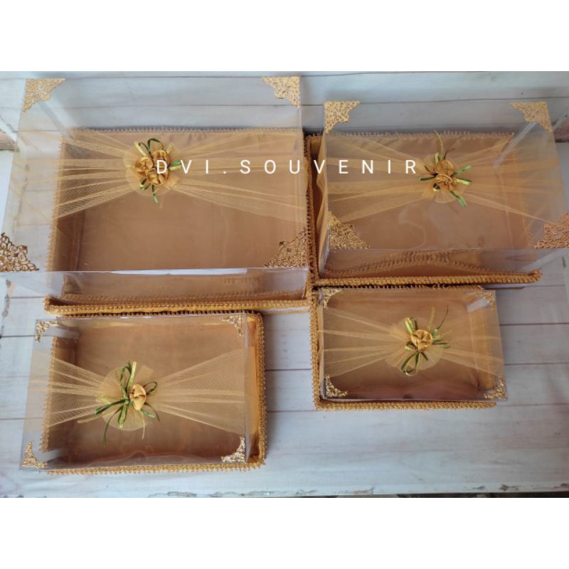 Jual BOX KOTAK SESERAHAN HANTARAN PERNIKAHAN MIKA TILE SET LENGKAP ISI ...