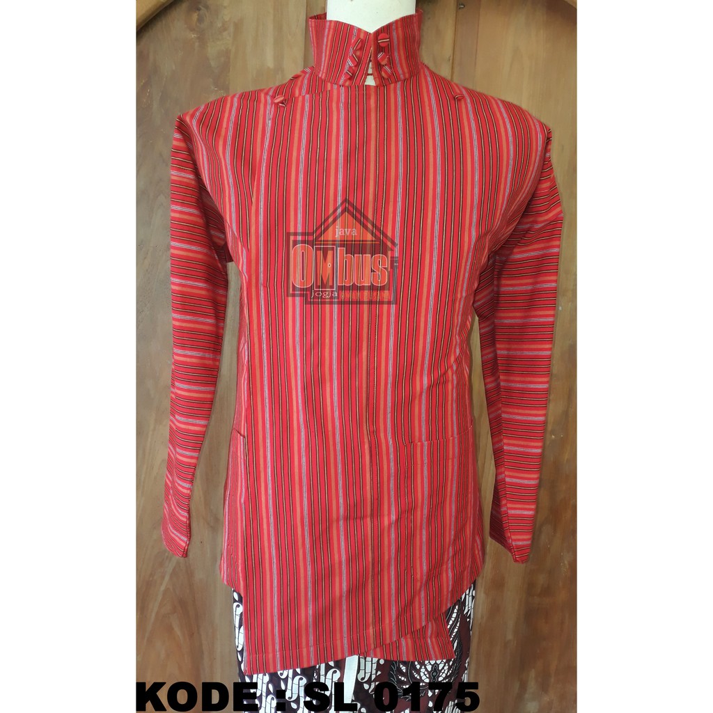 Jual Surjan Lurik Tenun Grade A kode SL 0175 | Baju Jawa | Baju ...