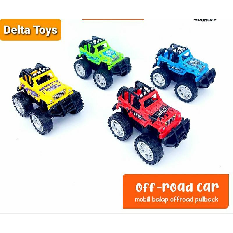 Jual MAINAN ANAK MOBIL MOBILAN JEEP OFFROAD PULL BACK KADO ULTAH ULANG ...
