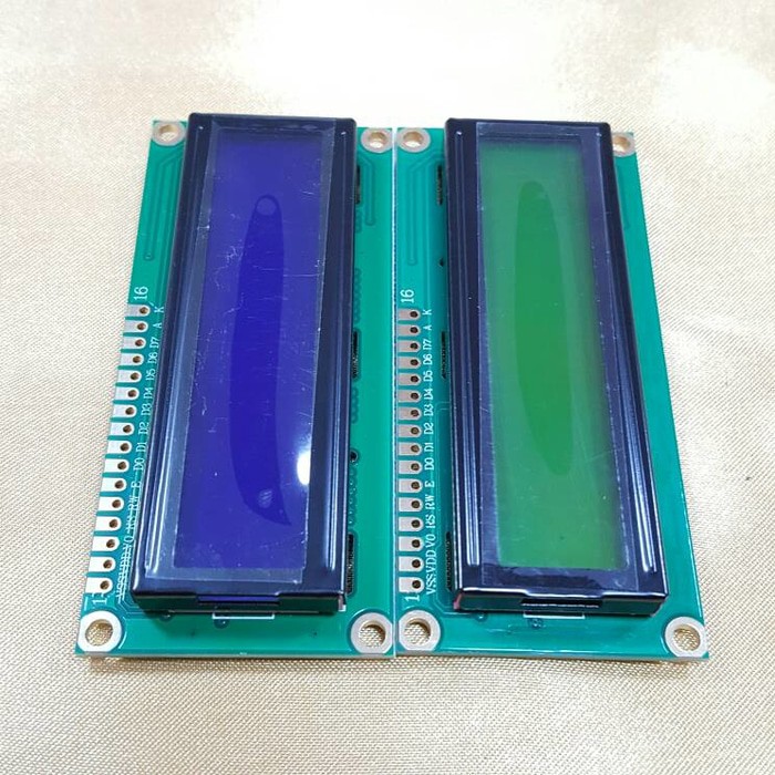 Jual LCD Display 1602 Blue & Green for Arduino LCD 16x2 Kualitas No.1 ...