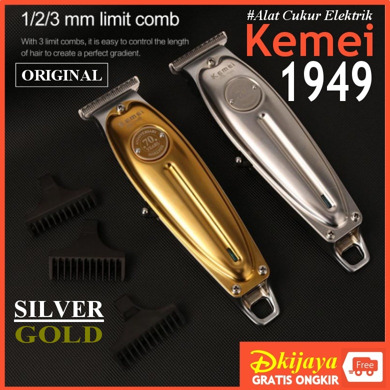 Jual Kemei KM-1949 Original Professional Hair Clipper KM1949 Pencukur Rambut KM 1949 | Shopee ...