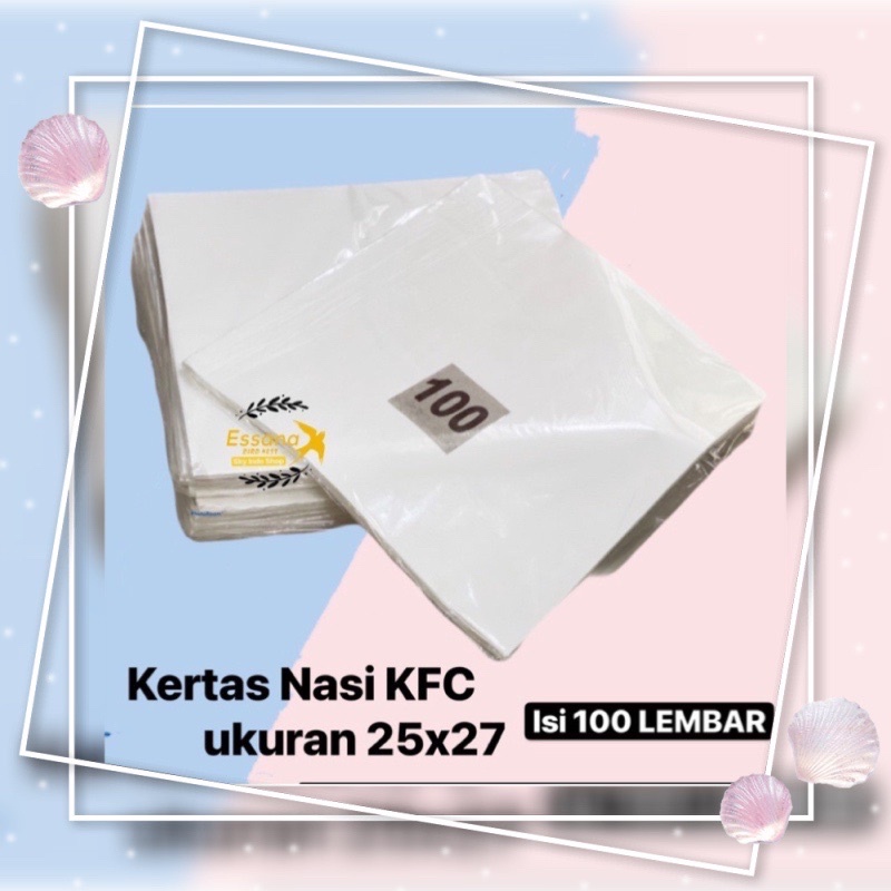Jual Kertas Nasi Persegi | Serbaguna Cocok Untuk Alas Piring , Bungkus ...