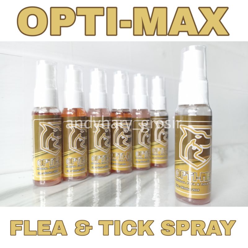 Jual OPTI-MAX Flea and Tick Spray 30 ML Obat Kutu Untuk Anjing & Kucing ...