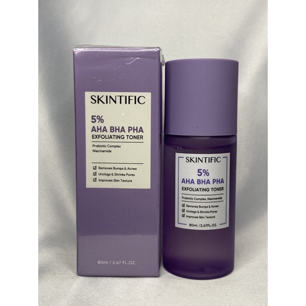 Jual SKINTIFIC - 5% Aha Bha Pha Exfoliating Toner 【BPOM】 | Shopee Indonesia