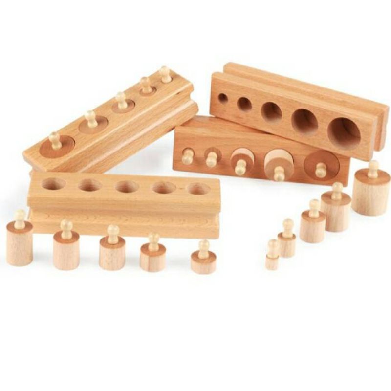 Jual Knobbed Cylinder Montessori | Shopee Indonesia