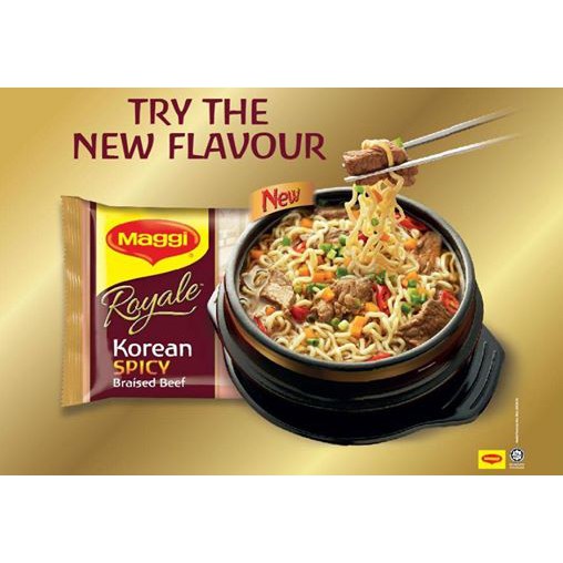 Jual MAGGIE ROYALE KOREAN SPICY BRAISED BEEF FLAVOUR | Shopee Indonesia