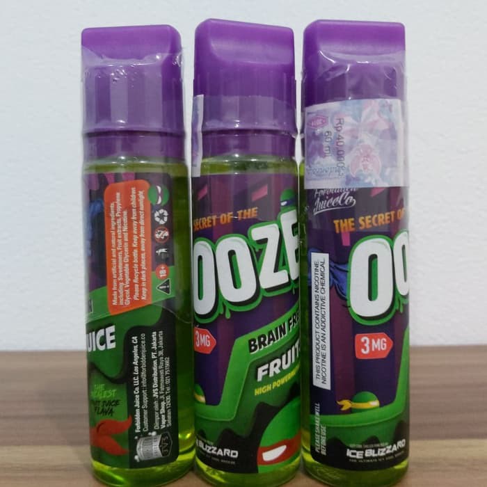 Jual OOZE BRAIN FREEZE FRUIT JUICE JVS FREEBASE OOZE MINT | Shopee ...