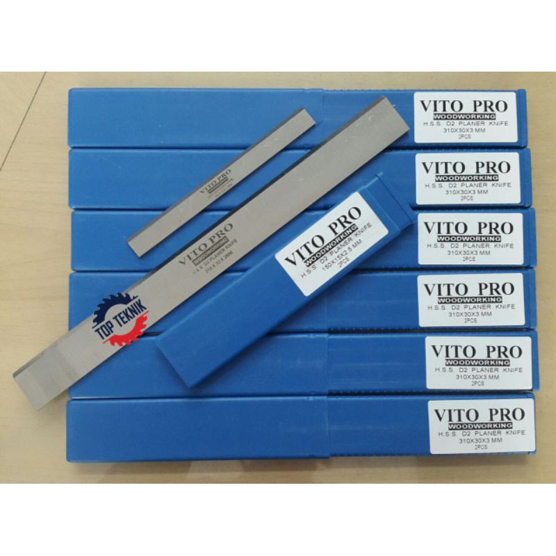 Jual Pisau planer HSS D2 VITO PRO 310 X 30 X 3mm - Pisau Pasah / serut ...