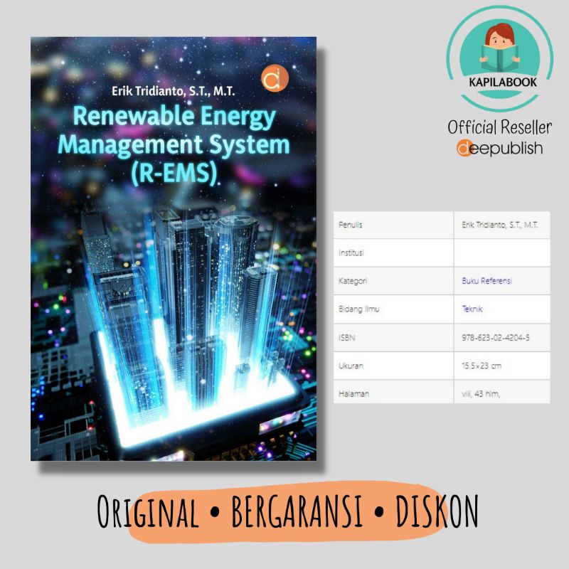 Jual Buku Renewable Energy Management System (R-EMS) - ORIGINAL Deepublish | Shopee Indonesia