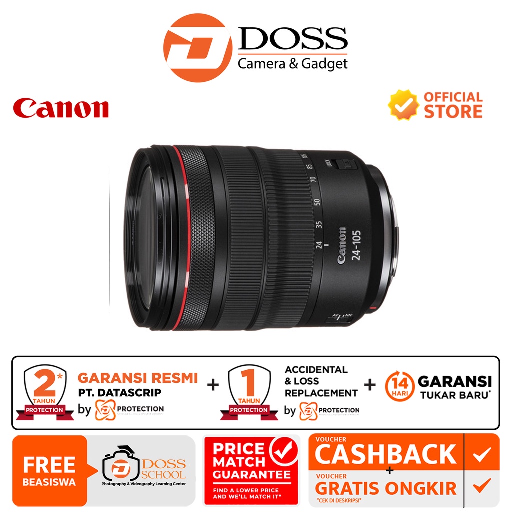 Jual Canon RF 24-105mm f4L IS USM Lens | Shopee Indonesia