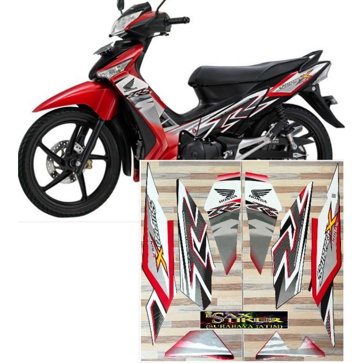 Jual striping original Honda Supra x 125 R cw tahun 2011 | Shopee Indonesia