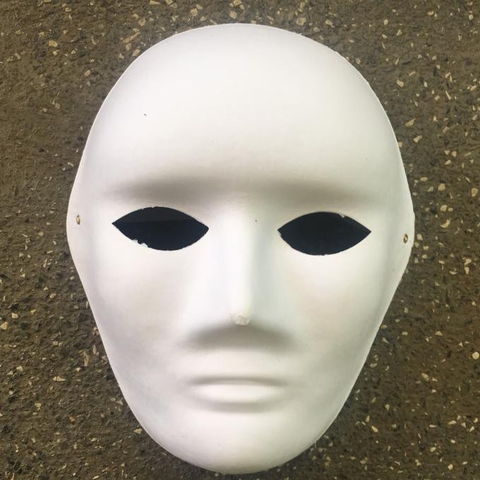 Jual Topeng Polos Topeng Lukis Putih Pria Wanita Topeng kertas SPECIAL ...