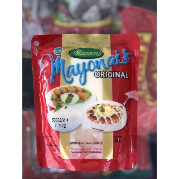 Jual Mazzoni Mayonais Original / Original Mayonaise 250gr | Shopee ...