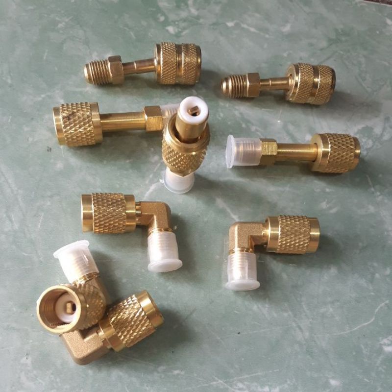 Jual adaptor nepel R32 R410 sambungan pakai selang R22 | Shopee Indonesia