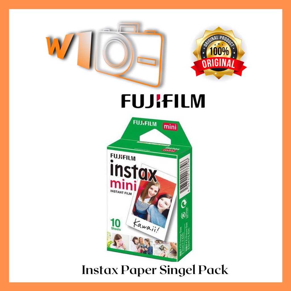 Jual Fujifilm Instax Paper Single Pack -Paper Instax isi 20 Polos ...
