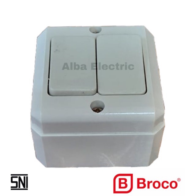 Jual BROCO OB SAKLAR SERI / BROCO SAKLAR SERI / DOUBLE SWITCH BROCO ...