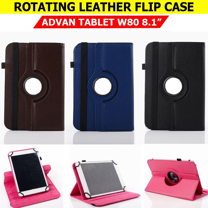 Jual Advan Tab Tablet W80 8.1 8 Inch In Flip Case Casing Book Cover ...