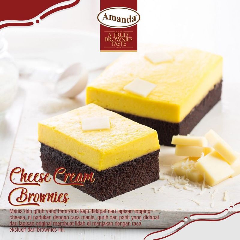 Jual Amanda Brownies Varian Premium ±1kg | Shopee Indonesia