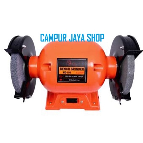 Jual Mesin Gerinda Duduk 6 inch Gurinda Poles Batu Duduk Bench Grinder ...