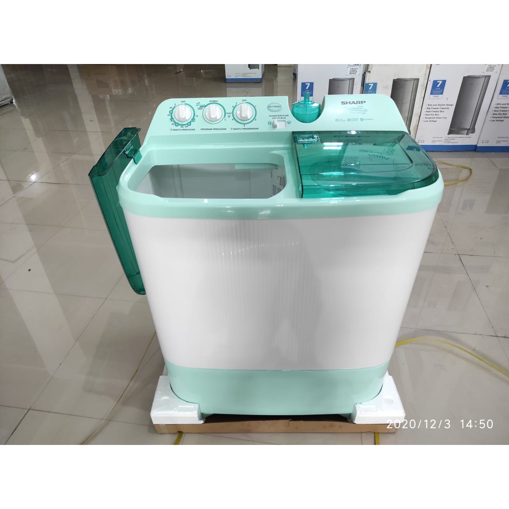 Jual Sharp mesin cuci 2 tabung 10Kg EST-1070 garansi resmi | Shopee ...