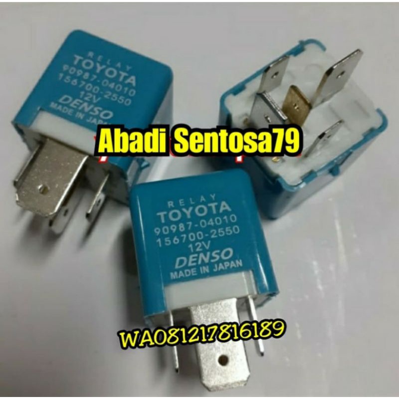 Jual Relay Lampu Toyota Original 90987-04010 5 pin 5 kaki 12V 12 Volt ...