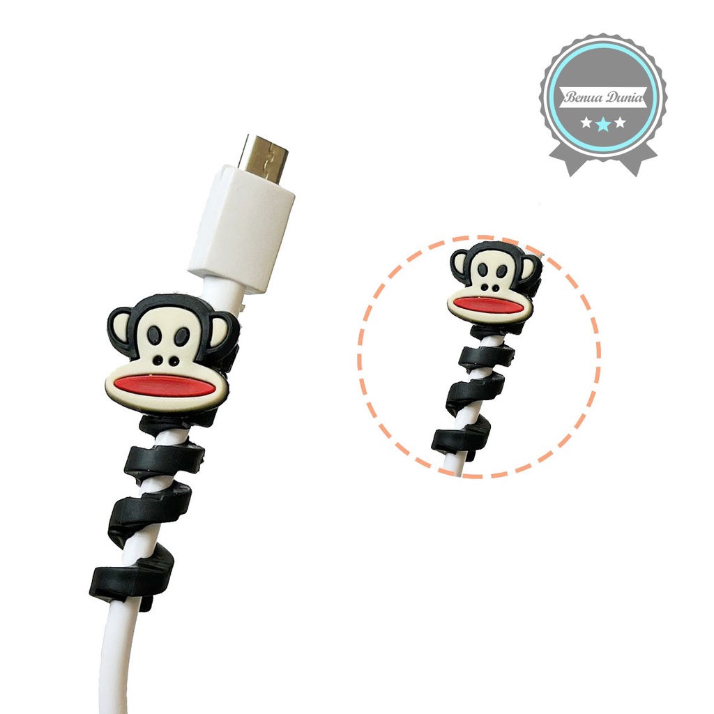 Jual cable saver twist cable protector spiral pelindung ujung kabel ...