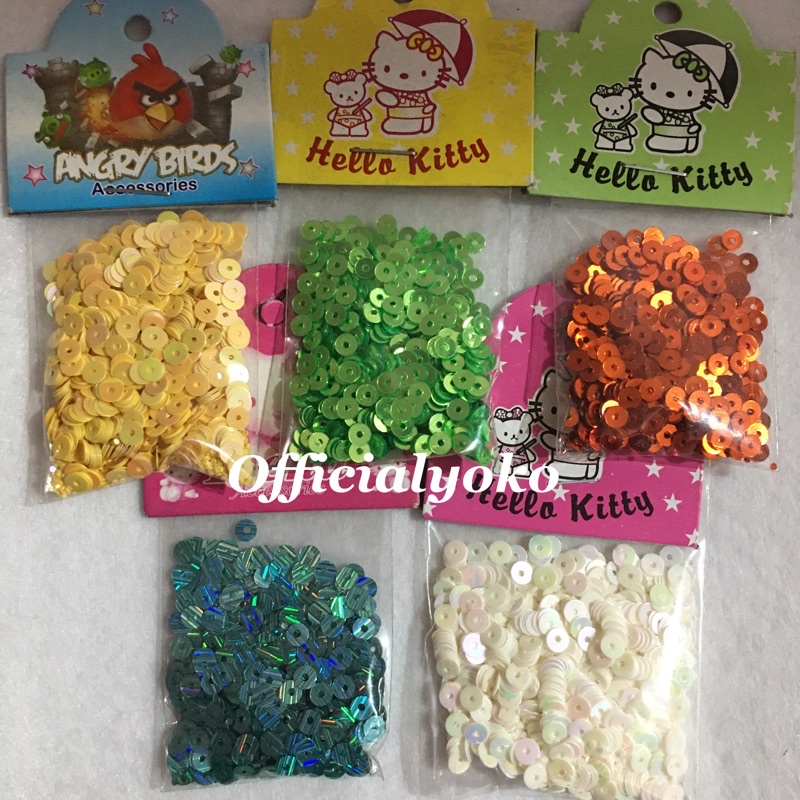 Jual Manik Payet Piringan Piring Jepang (Polos & Laser) || Ukuran ± 4mm ...